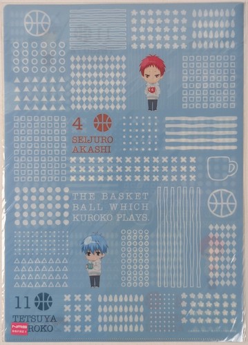 Kuroko's Basketball Tetsuya Seijuro Anime Clear File Folder Sticker ...