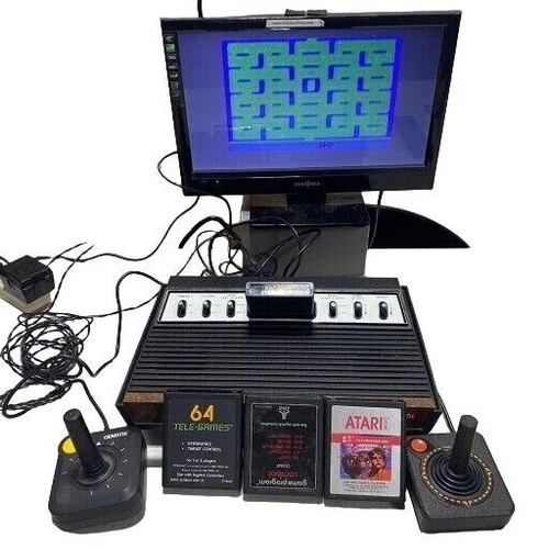 Atari Telegames Light Sixer 6 Switch w/ 2 Joysticks & 8 Games. | eBay