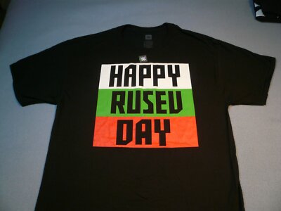 WWE Rusev "Happy Rusev Day" BRAND NEW t-shirt NWOT Wrestling Handsome ...