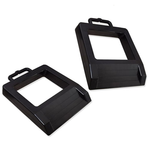 Rubber Heavy Duty Pallet Jack Wheel Chock 2 Pack, Premium Pallet Jack ...