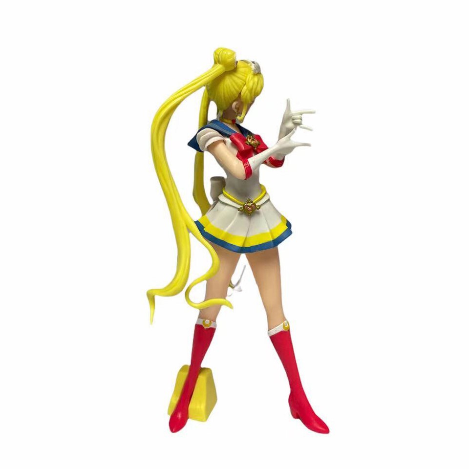2 pcs Set 9" Super Sailor Moon Tsukino Usagi Action Figures Statues ...