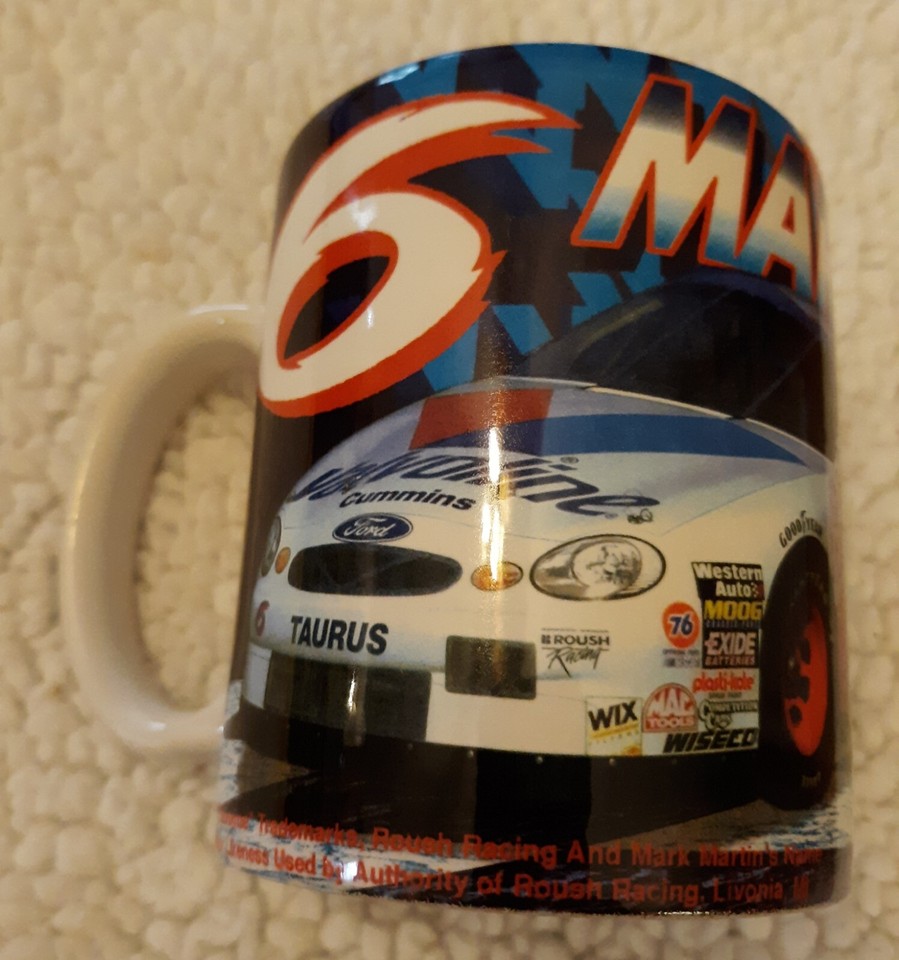 Mark Martin Racing Valvoline NASCAR Coffee Mug Gift Quality | eBay