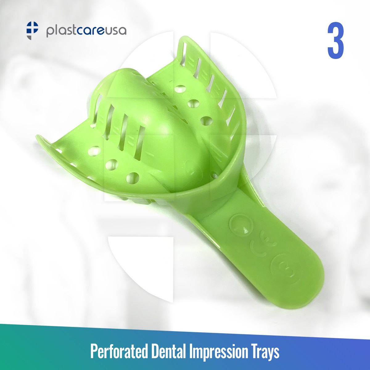 Impression Trays Dental 120-Pack Autoclavable Dental Impression Trays ...