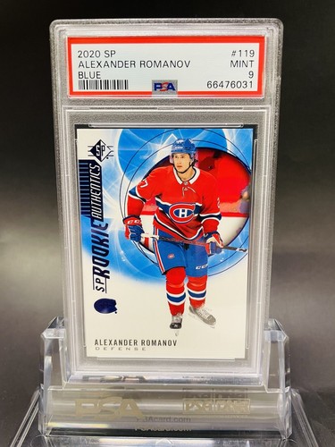 2020-21 SP Retail - Rookie Authentics Alexander Romanov #119 Blue (RC ...