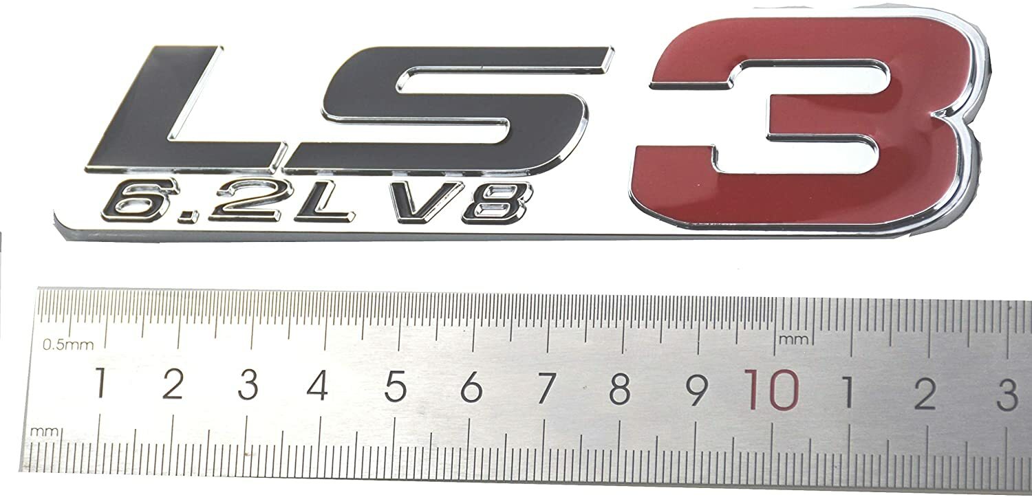 1x LS3 6.2L V8 Engine Emblems Badge, Replacement for car Nameplate ...