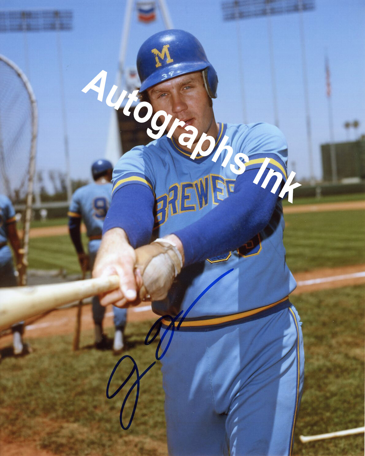 John Felske Autographed 8x10 Milwaukee Brewers #1 Topps Vault | eBay