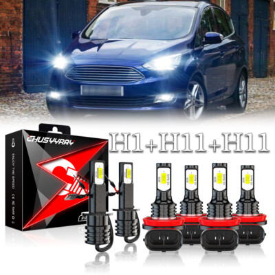 6pcs FOR 2011-2013 Kia Optima Led Headlight Hi/Lo+ Fog light Combo ...