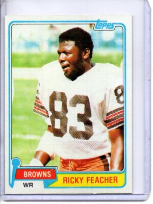 1981 TOPPS #196 RICKY FEACHER CLEVELAND BROWNS | eBay