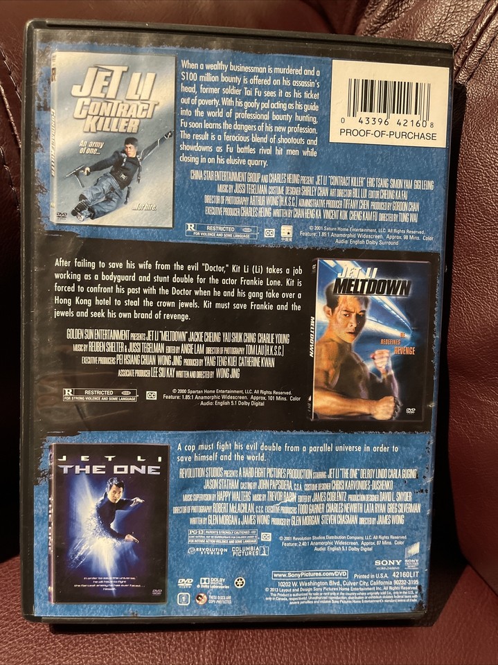 Action Classics Unleashed: Jet Li The One / Meltdown / Con - VERY GOOD ...