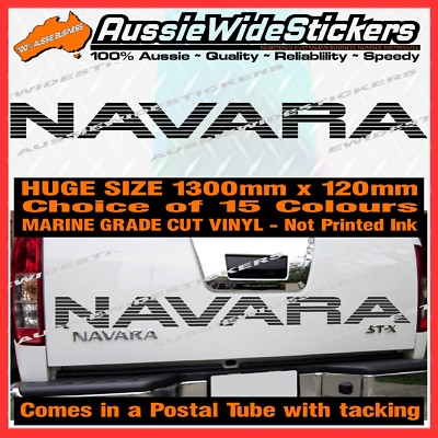 NAVARA D40 D22 NP300 4x4 turbo diesel Stickers for nissan tailgate ...