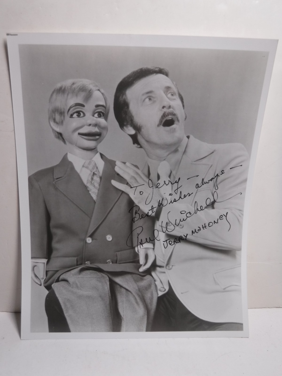 Paul Winchell (d. 2005) Signed 8 X 10 Photo-Ventriloquist, Comedian ...