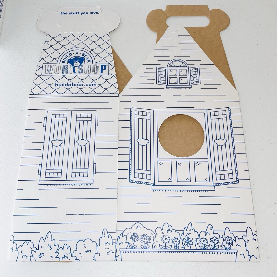 5 Build a Bear Empty Box CUB CONDO Carrying case cardboard box Lot of 5 ...