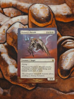 Magic the Gathering Victory's Herald #1 Hand Painted Unique Custom MTG ...