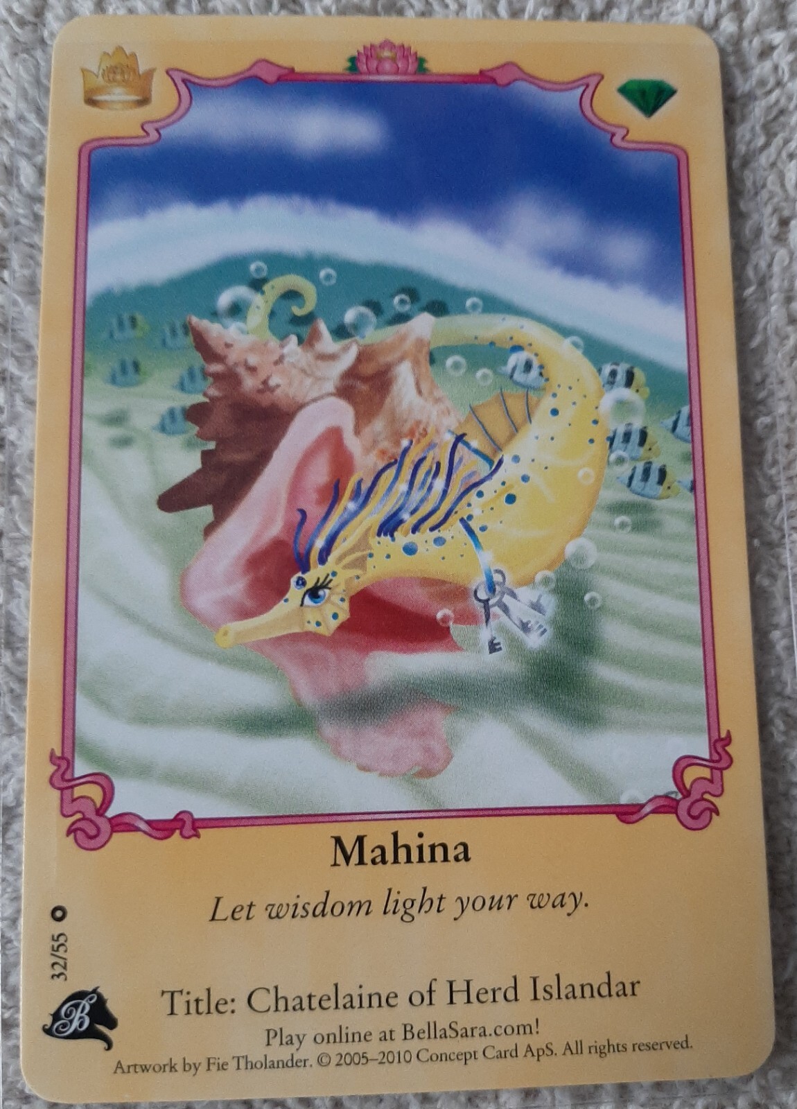 Bella Sara Royalty 32/55 Regular Mahina Trading Collector Card | eBay