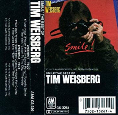 TIM WEISBERG Smile! / The Best Of Tim Weisberg Cassette Tape 1979 A&M ...