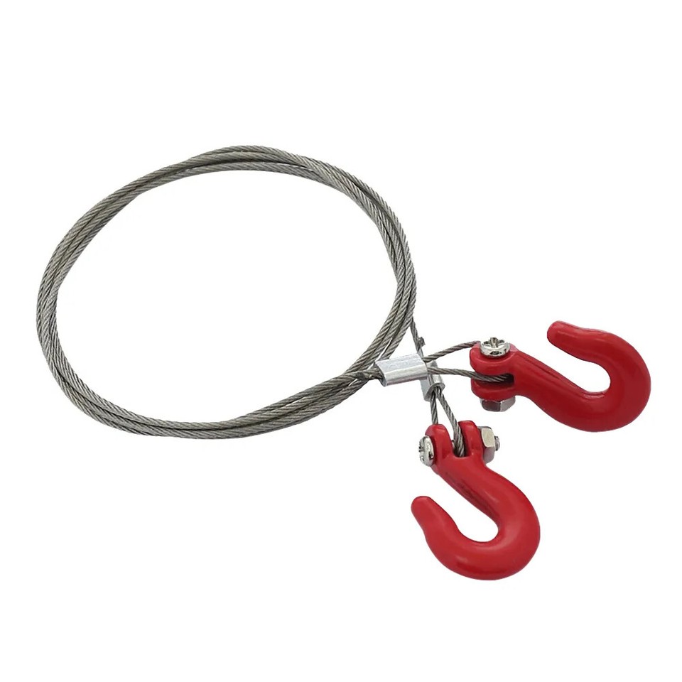 1/10 RC Car Crawler Metal Recovery Drag Chain Trailer Hitch Shackle ...