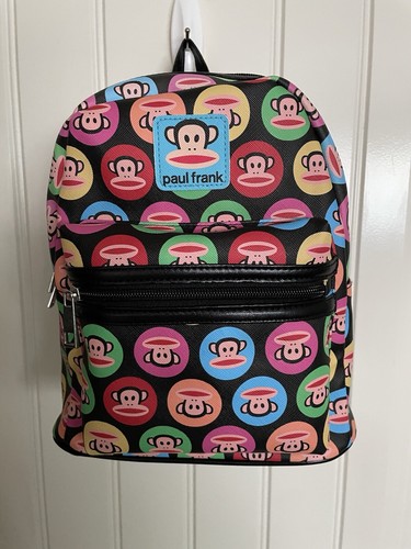 New Paul Frank Mini Backpack multicolored dot with Julius' face | eBay