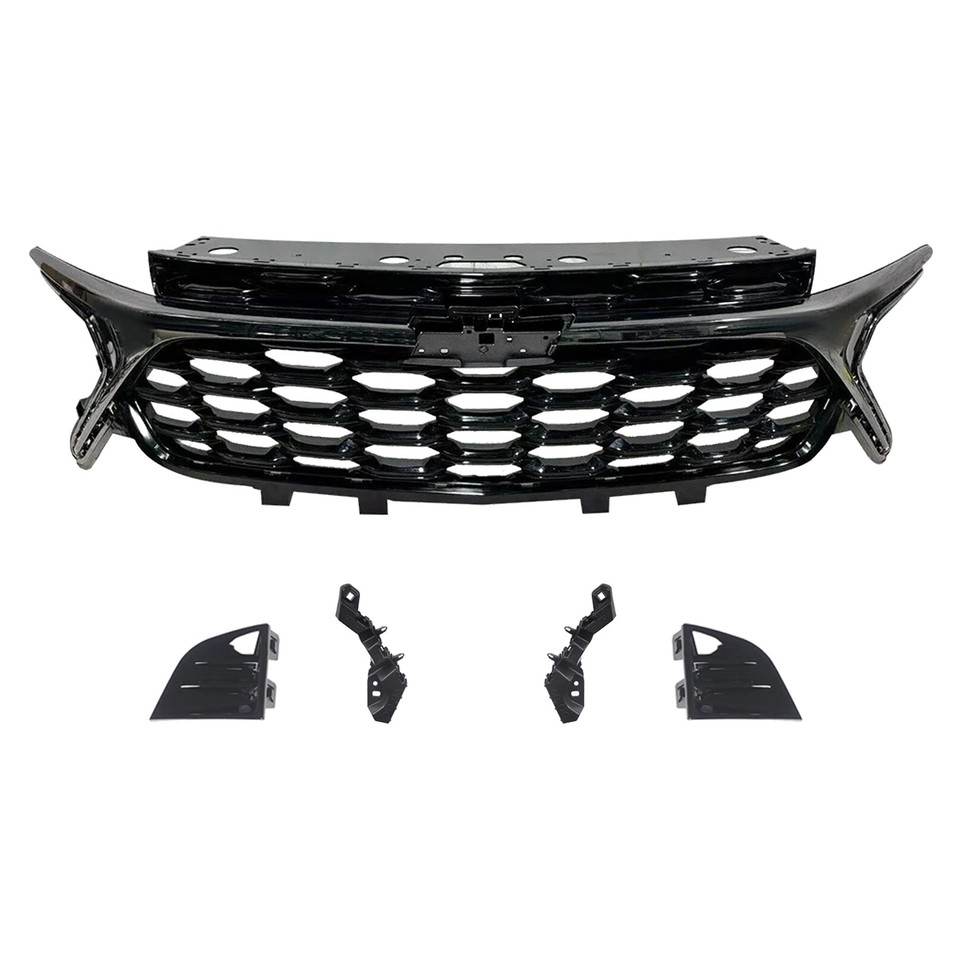Front Bumper Grille Assembly Grill For 2024 2025 Chevrolet Trax RS with ...