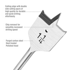 13-Piece Spade Drill Bit Set in SAE, Paddle Flat Bits for Woodworking ...