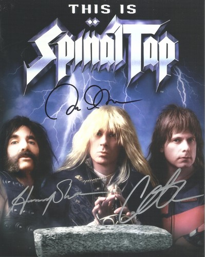 Spinal Tap Cast H. Shearer, M. McKean & C. Guest Autographed 8 x 10 ...