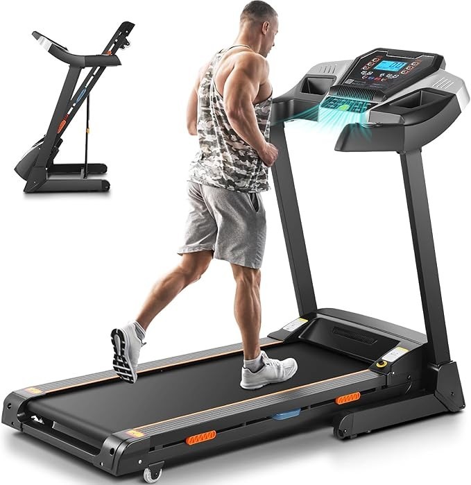 0-15% Incline Treadmill, Large Treadmill Machine Ideal for Home ...