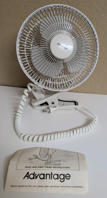 VINTAGE SIX INCH CLIP-ON FAN BY Advantage | eBay