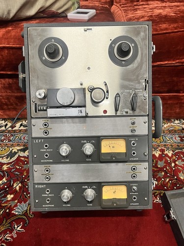 Akai Model M-7 1/4” tube tape recorder 1960s Please Read | eBay