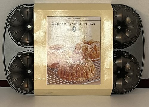 NEW Williams Sonoma 6 Bundtlette Pan Nordic Ware 3 Unique Shapes. New ...
