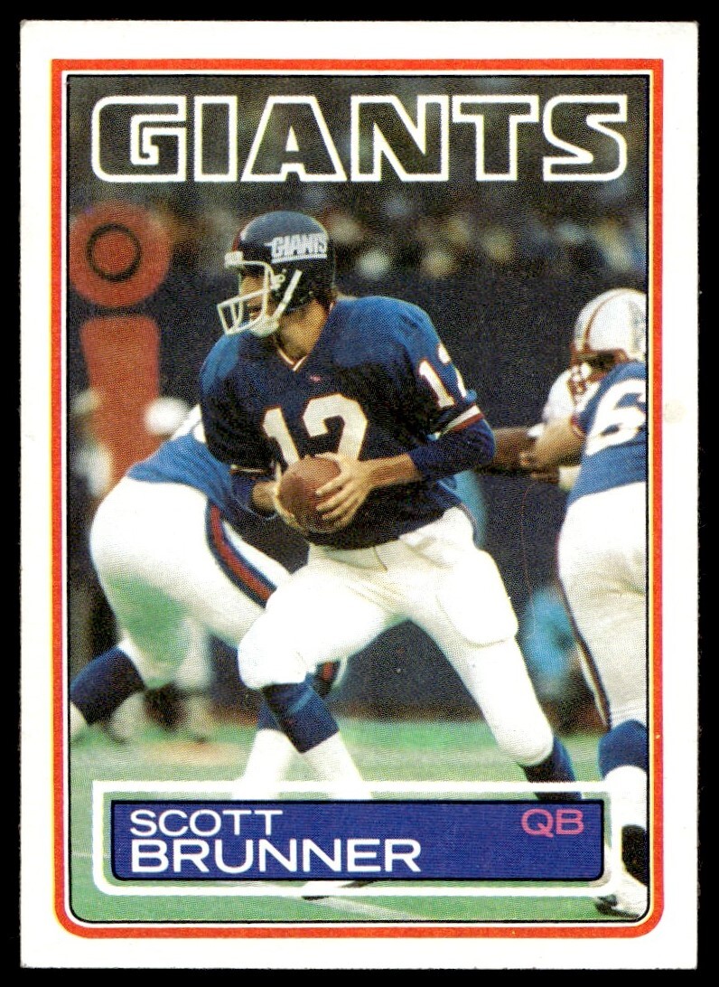1983 Topps Scott Brunner G51 New York Giants #121 | eBay