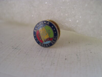 Alabama State Seal cloisonne logo lapel pin (3d10 10 )-- | eBay