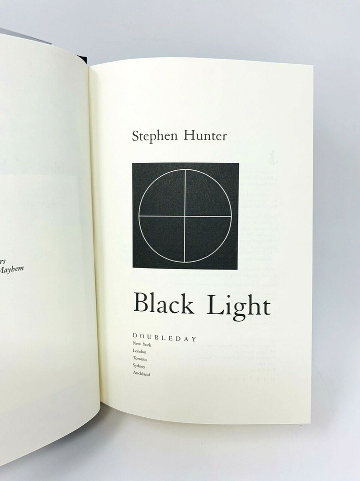 Black Light - First Edition Signed by Stephen Hunter Hardcover Dust ...