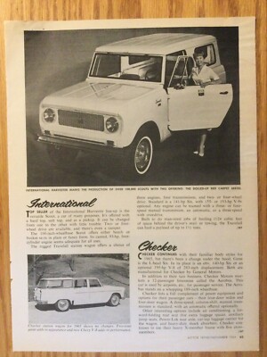CCC121 Article International & Checker & Kaiser Jeep November 1964 2 ...