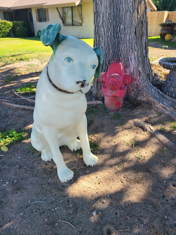 RCA Victor Nipper Dog molded Statue 36" | eBay