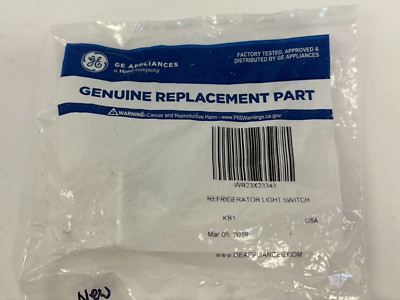 OEM GE WR23X23343 Refrigerator Light Switch AP5957928 PS10066583 | eBay