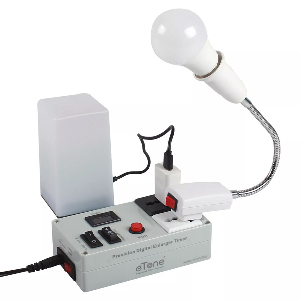 eTone Digital Enlarger Timer Precision With Foot Switch Darkroom Photo ...
