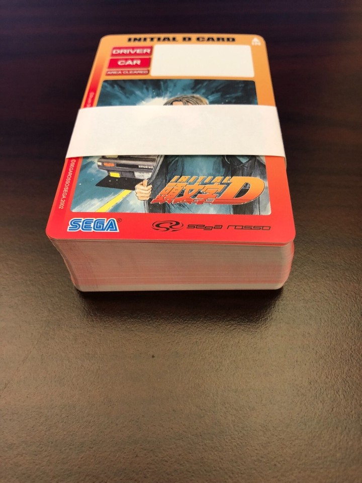 Initial D Card for Arcade Game - Magnetic Card for Initial D - Sega ...