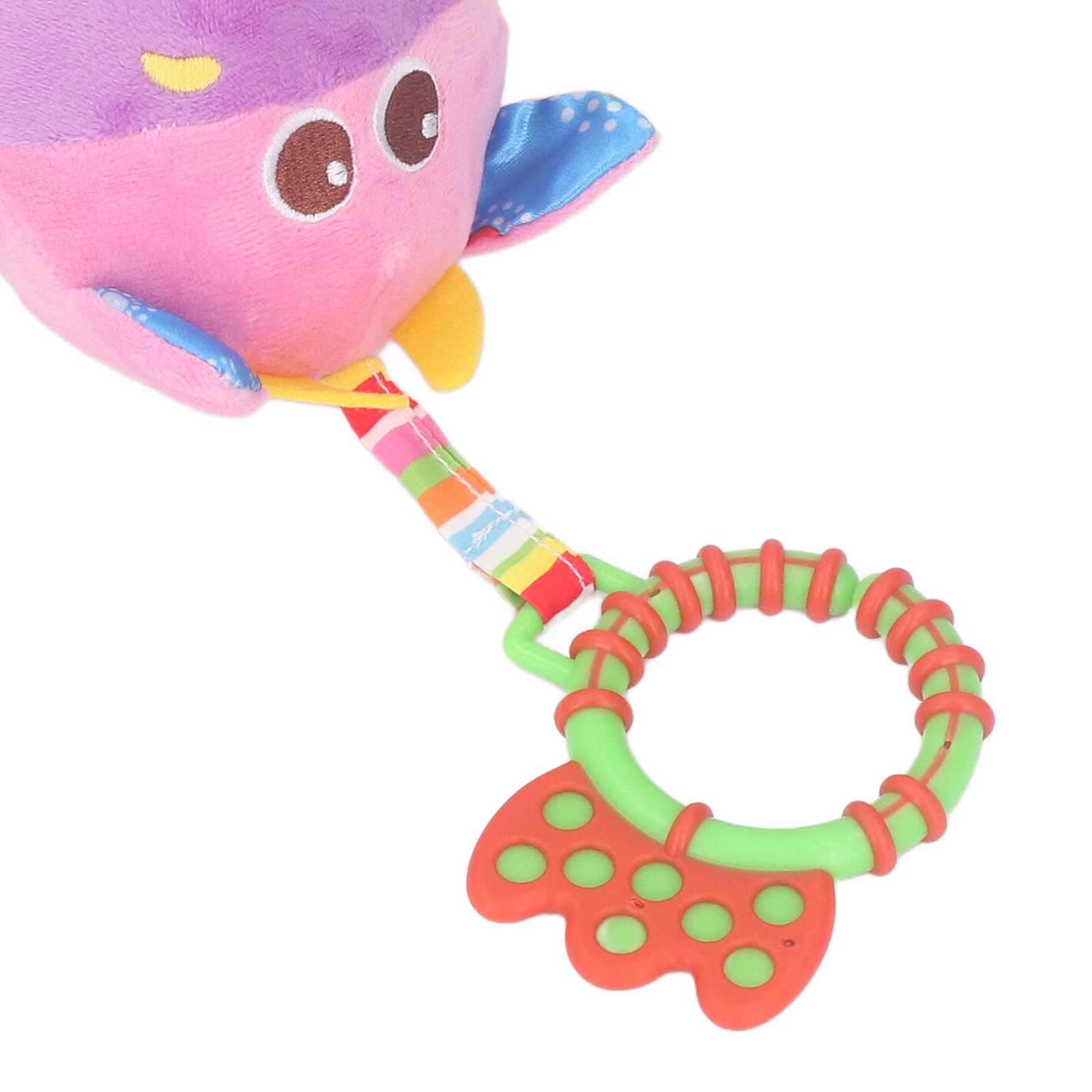 Baby Stroller Plush Rattle Toy Cartoon Animal Hanging Soother Comfort ...