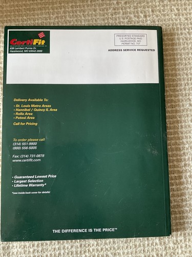 CertiFit Collision Auto Body Parts Catalog CAPA Certified Spring 2009 ...