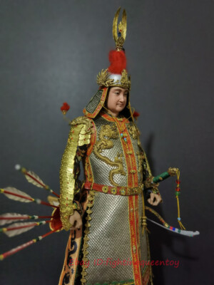 Feng TOYS Ming Dynasty Emperor Zhu Yijun Golden Armor 1/6 Action Figure ...