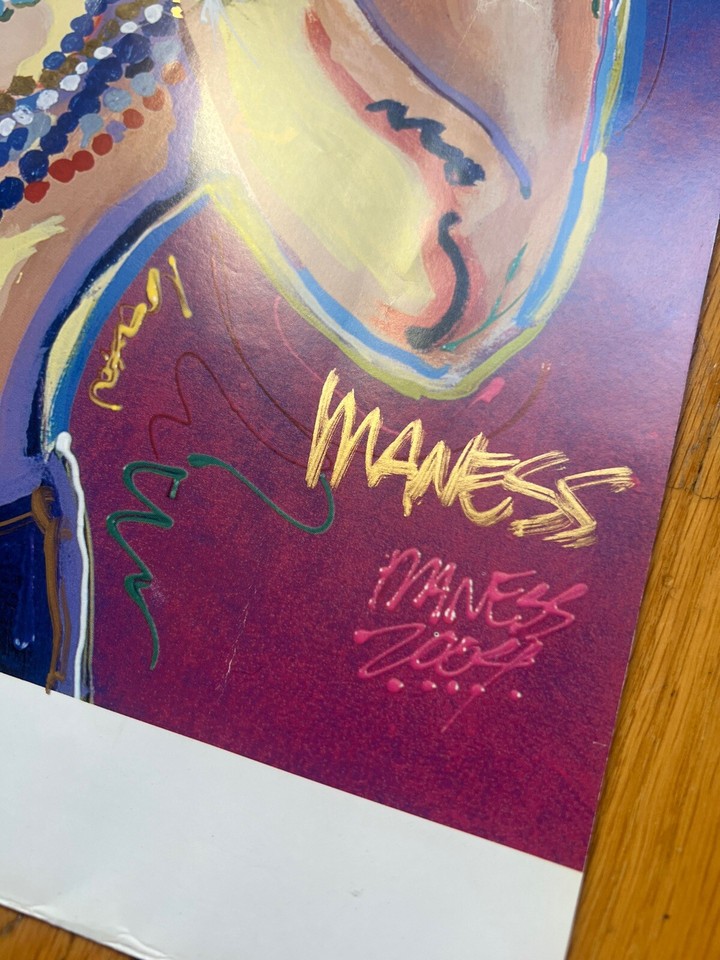 Mardi Gras “the Mask” Beads Art Print Poster Signed Michael P. Maness ...