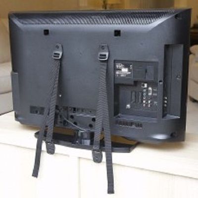 Clippasafe Anti-Tip TV Straps Baby Safety Flat Screen Monitor Harness ...