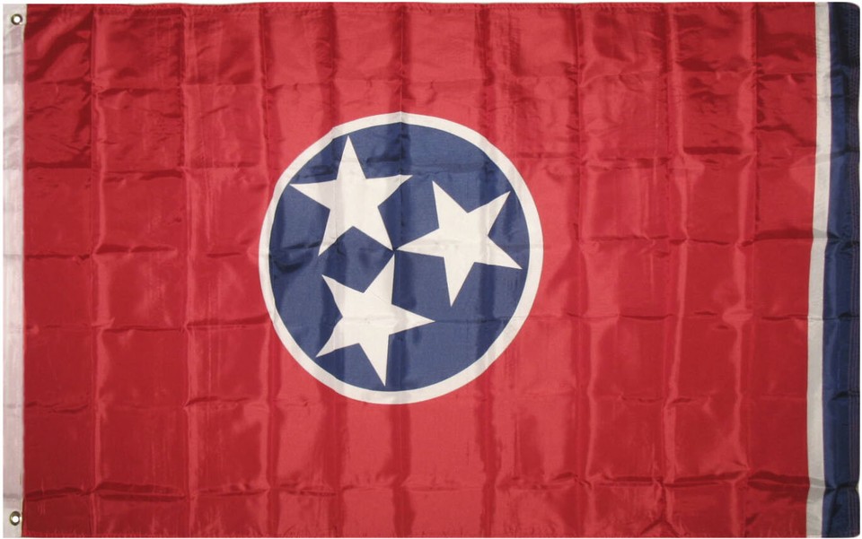 3x5 State of Tennessee Flag House Banner Super Polyester Grommets ...