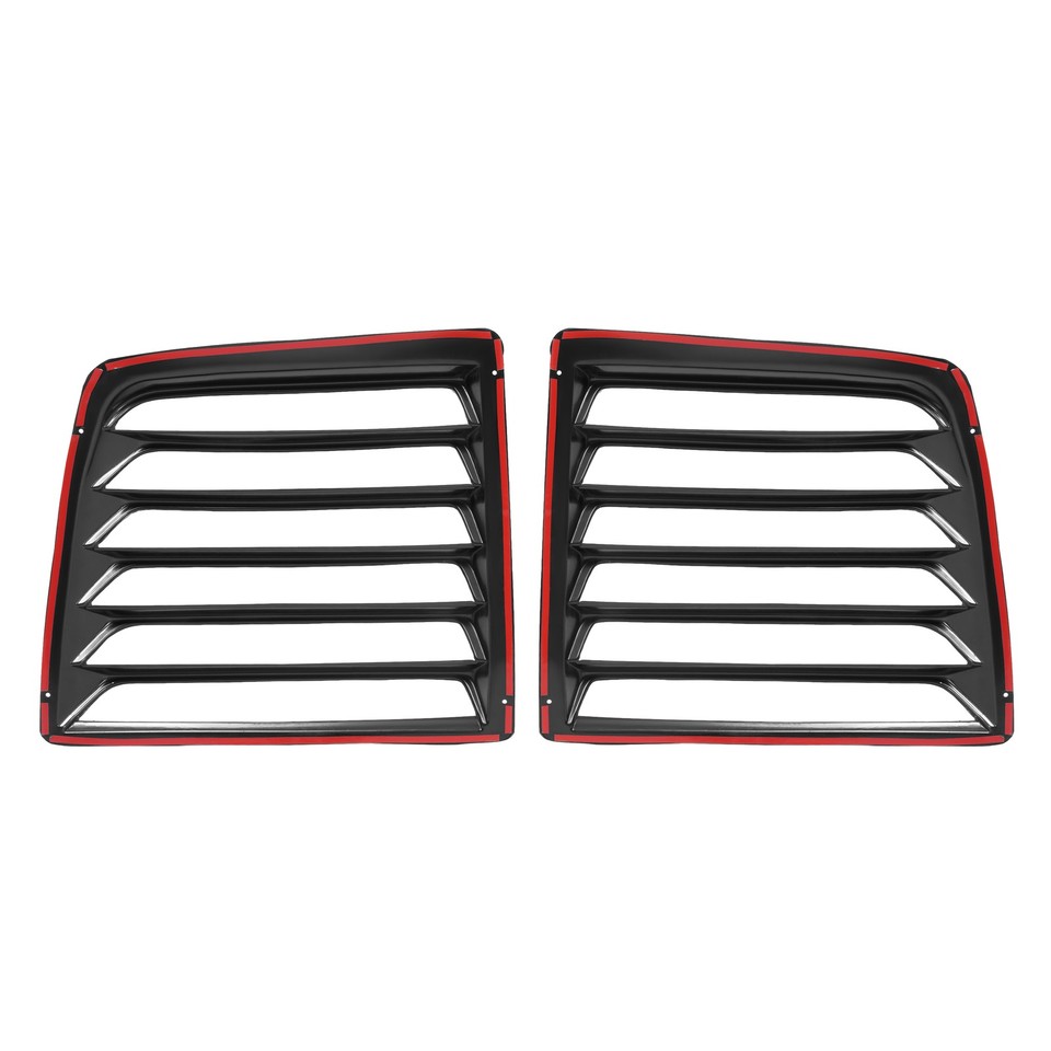 2PCS Textured Rear Window Louver For 1997-2017 Chevy Express GMC Savana ...