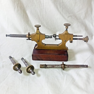 ANTIQUE VINTAGE BRASS WATCHMAKERS JACOT PIVOTING PIVOT TOOL WATCH MAKER ...