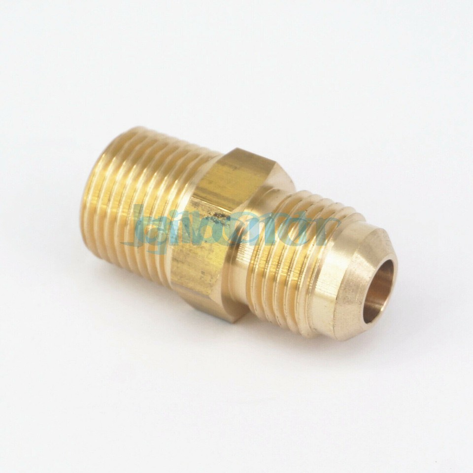 Flare UNF Thread x NPT Male Thread Brass SAE 45° Flare Pipe Fitting | eBay