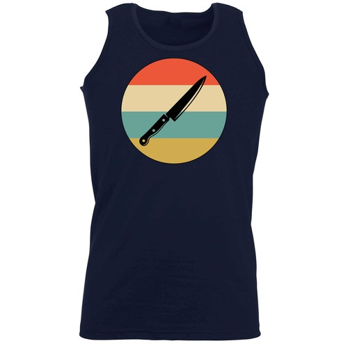 Knife Chef Cooking Kitchen - Novelty Funny Muscle Singlet Vest Unisex ...