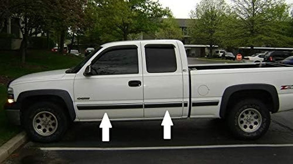 Pickup Truck Side Body Trim Molding for Chevy Silverado 1999-2006 Car ...