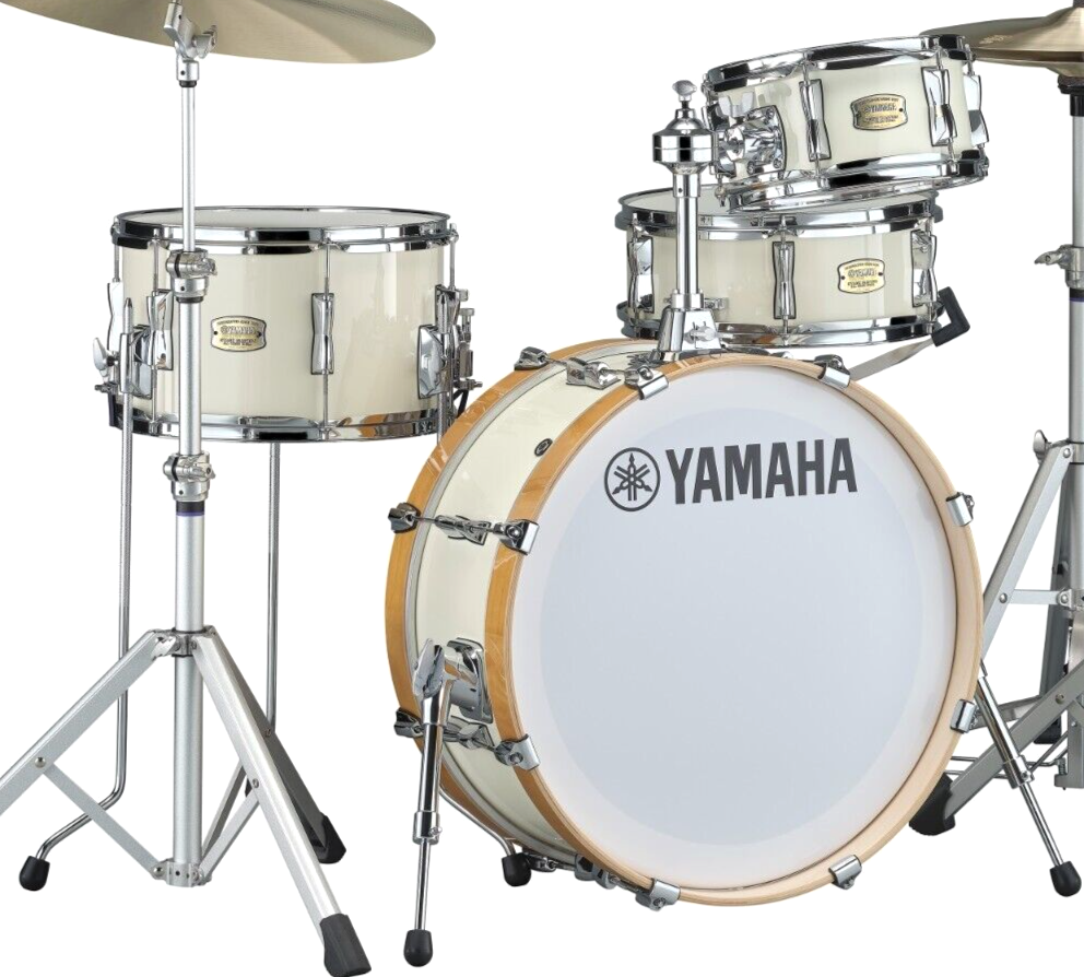 White Yamaha Drum Set Yamaha DTX402K PLUS Electronic Drum Set Pack