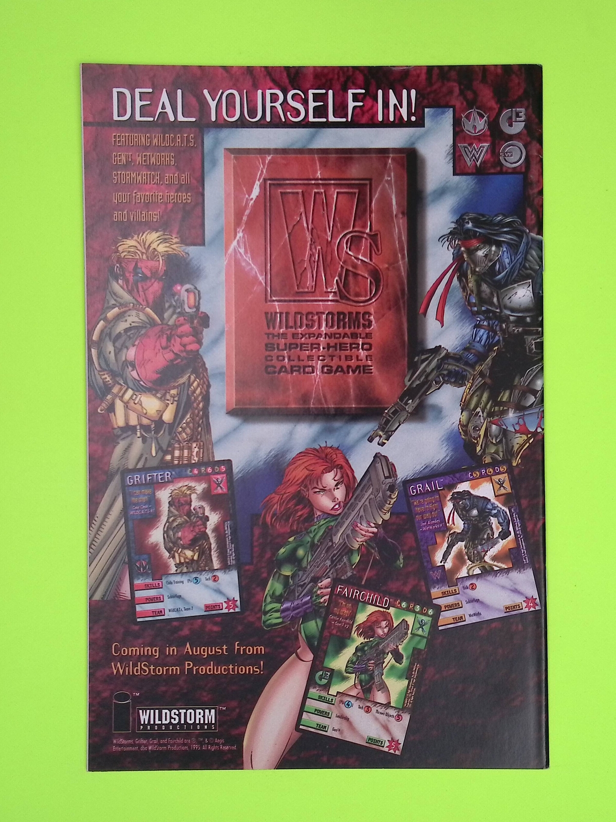 Wildstorm! #1 1995 Image Comics Newsstand High Grade Comic Book YY-120 ...