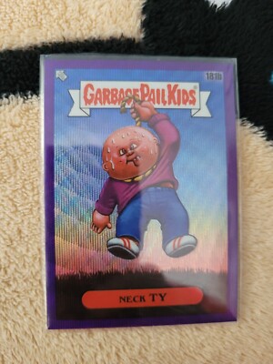 Garbage Pail Kids GPK Trading Card Chrome Purple Wave Neck Ty 181b | eBay